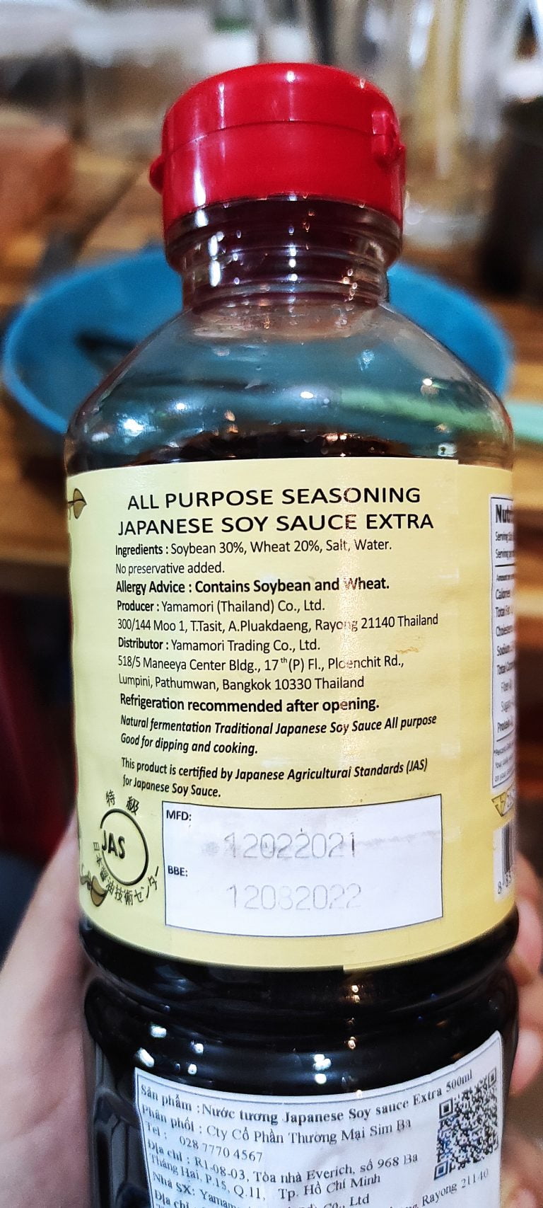 Nước tương Nhật Yamamori - Extra Japanese Soy Sauce 500ml - Santorino